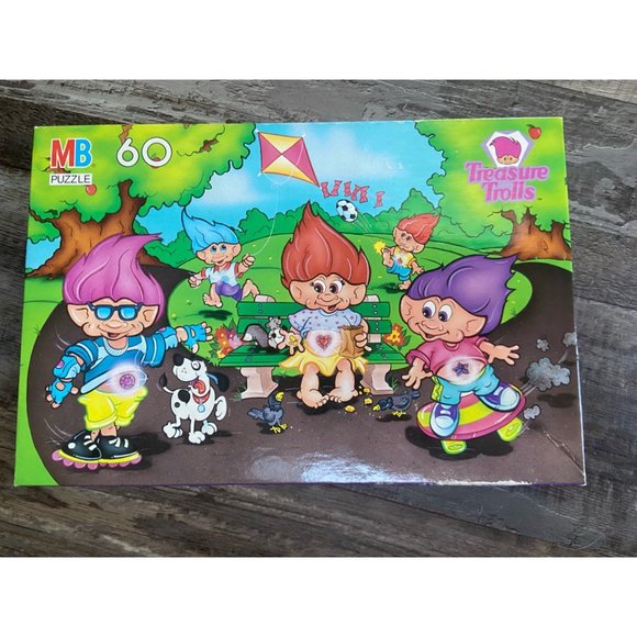 Milton Bradley | Games | 992 Vintage Milton Bradley Troll Puzzle 6 ...
